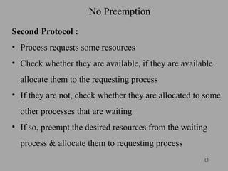 24 to 25 deadlockprevention | PPT