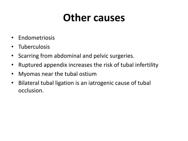 24 Tubal factors of infertility.pptx physiotherapy | PPT