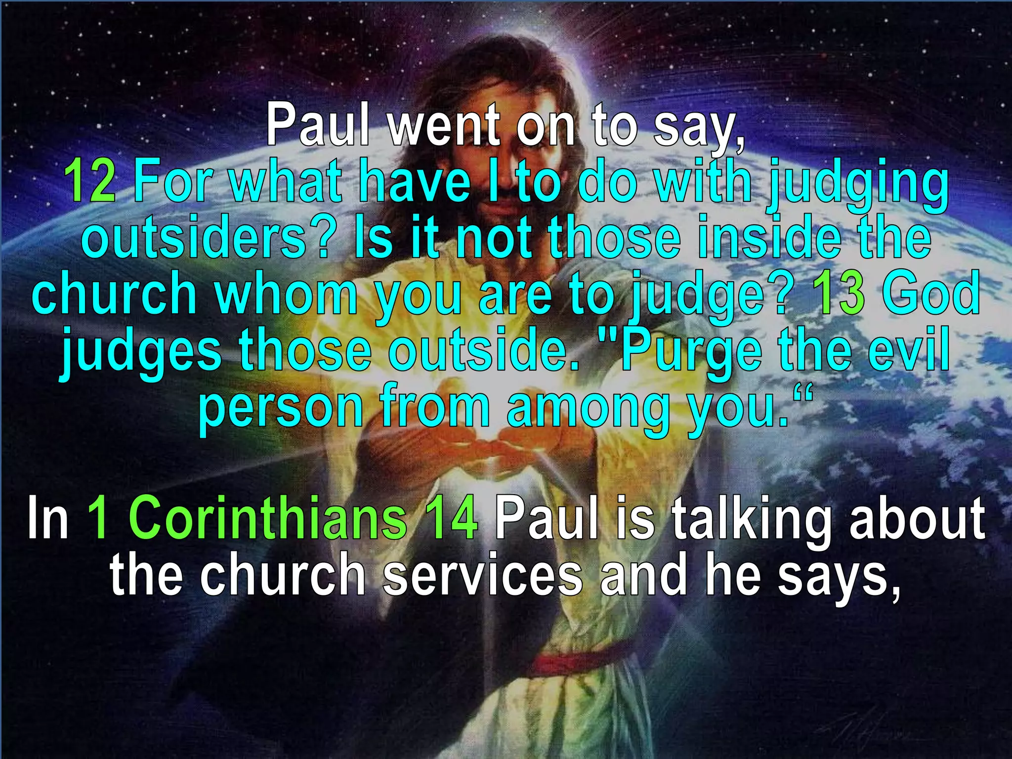 What Jesus said About This Sinful Generation | PPTX