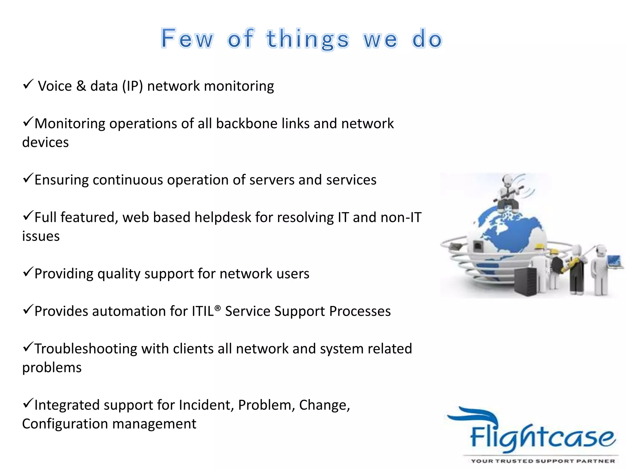 24x7 noc monitoring support | PPTX
