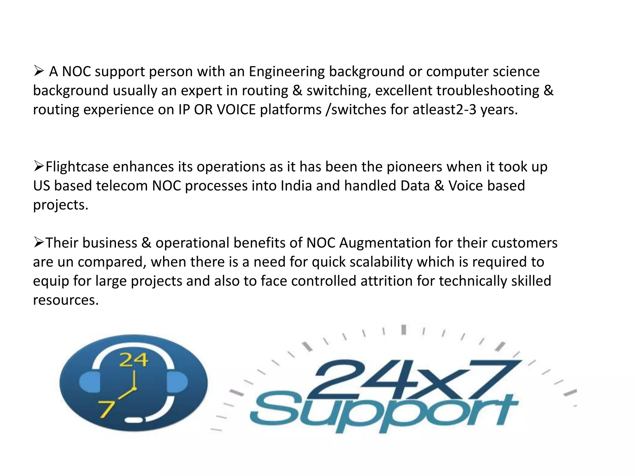 24x7 noc monitoring support | PPT