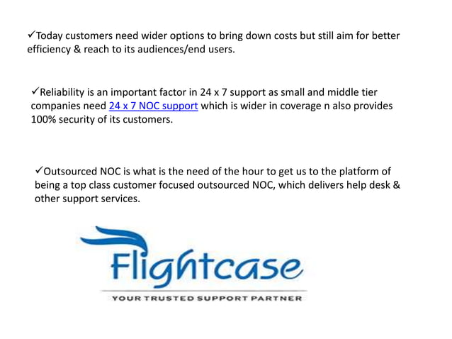 24x7 noc monitoring support | PPT