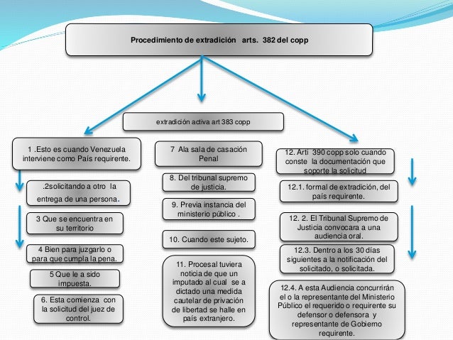 procedimiento de extradicion