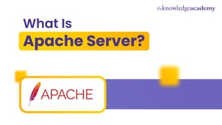Dive into the world of web hosting with Apache Server. | PPT