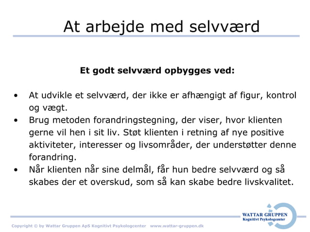 Behandling af spiseforstyrrelser og binge-eating-disorder | PPT