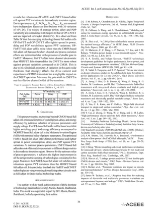 Energy Efficient and Process Tolerant Full Adder in Technologies beyond ...