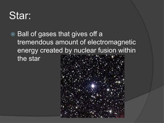 Stars, Galaxies, and the Universe Notes | PPTX
