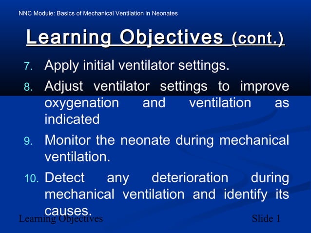 25. basics of mechanical ventilation in neonates | PPT | Parenting ...