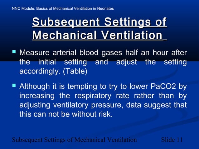 25. basics of mechanical ventilation in neonates | PPT | Parenting ...