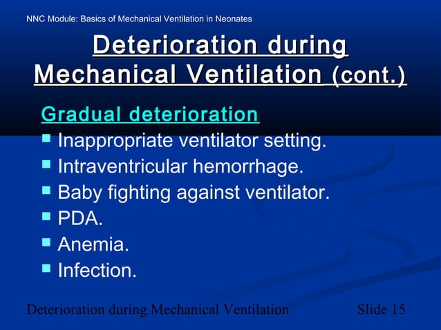 25. basics of mechanical ventilation in neonates | PPT | Parenting ...