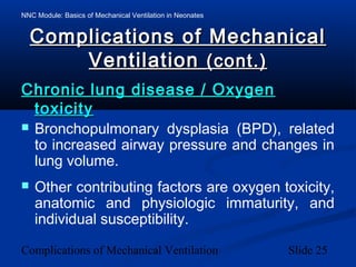 25. basics of mechanical ventilation in neonates | PPT