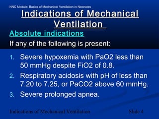 25. basics of mechanical ventilation in neonates | PPT