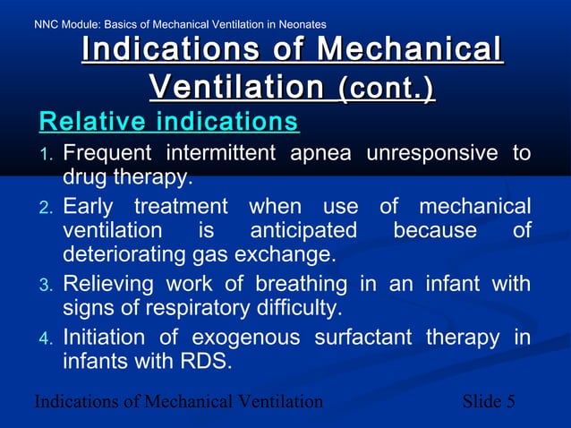 25. basics of mechanical ventilation in neonates | PPT | Parenting ...