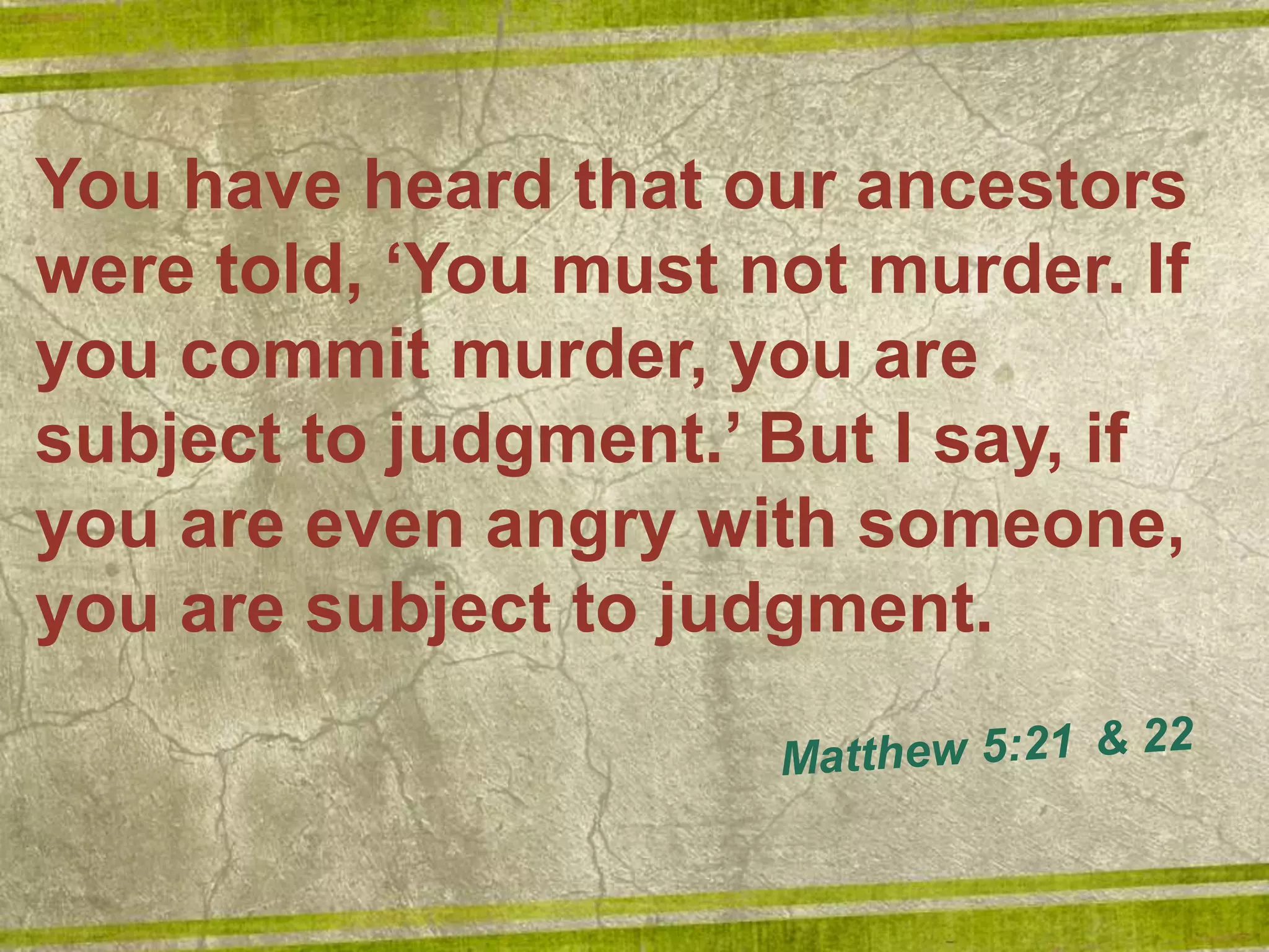 Conquering anger with love | PPT