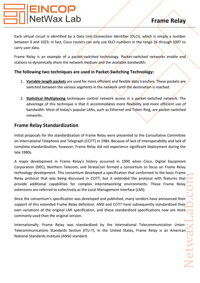 Frame Relay | PDF