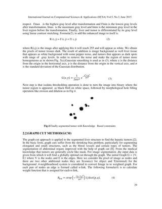 PERFORMANCE EVALUATION OF TUMOR DETECTION TECHNIQUES | PDF