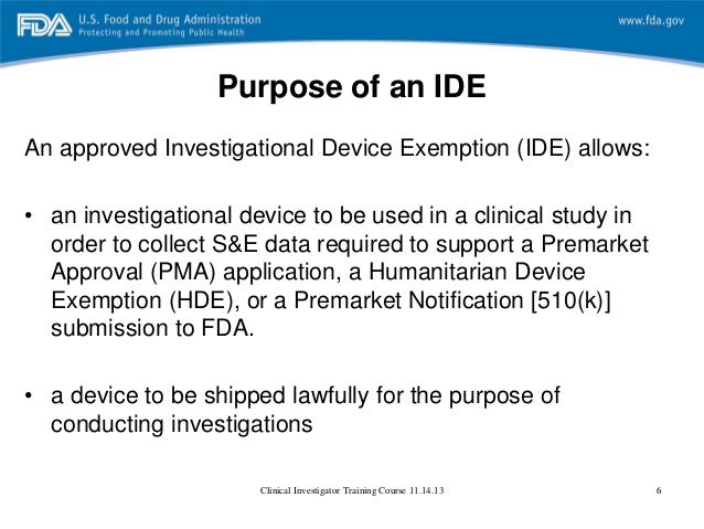 FDA 2013 Clinical Investigator Training Course: How to Put Together a…