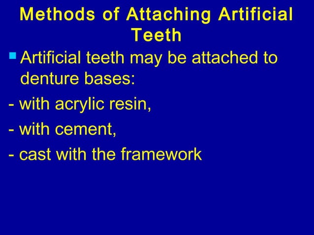 25. rpd denture bases+teeth | PPT | Oral care | Personal Care