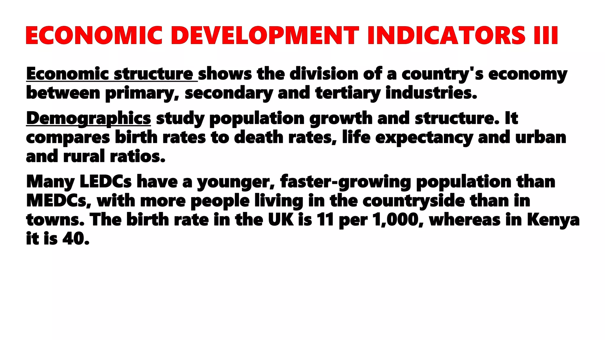 GEOGRAPHY IGCSE: CONTRASTS IN DEVELOPMENT | PPTX