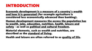 GEOGRAPHY IGCSE: CONTRASTS IN DEVELOPMENT | PPTX
