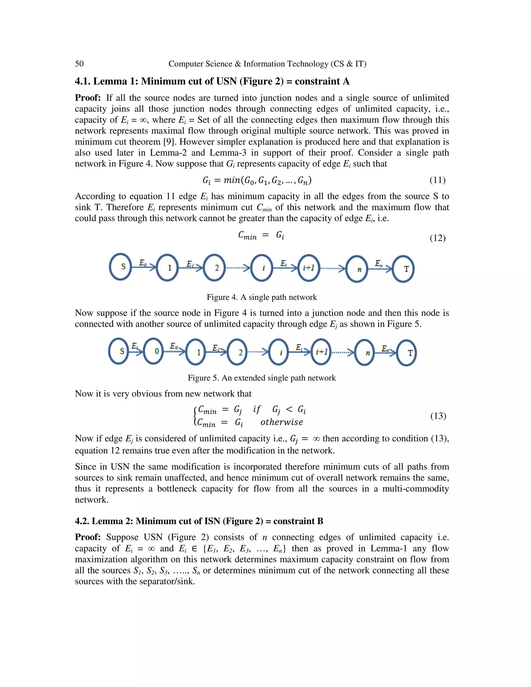 INTRODUCING SIMPLEX MASS BALANCING METHOD FOR MULTI-COMMODITY FLOW ...