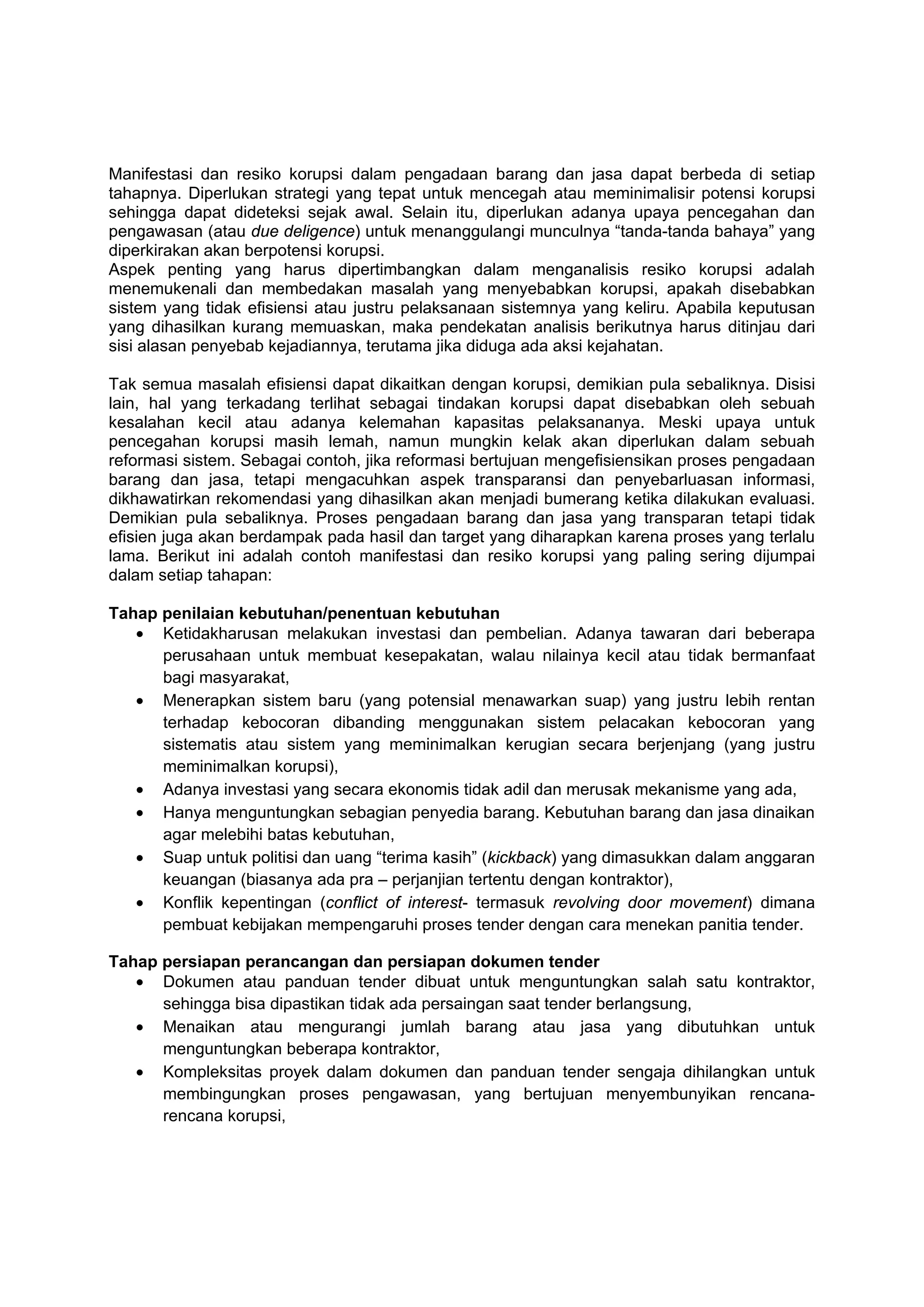 25. korupsi-dalam-proses-pengadaan-barang-dan-jasa | PDF