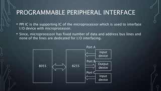 25. 8255 programmable peripheral interface | PPTX