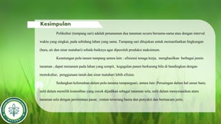 25. Sistem tanam tumpang sari oleh monika andini | PPTX
