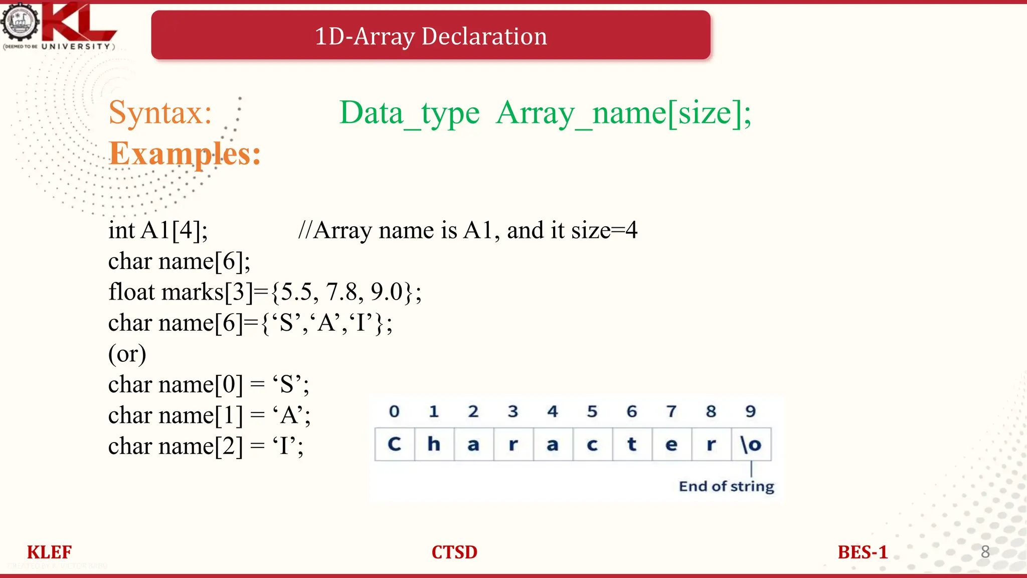 25-1D Arrays.pptx | Free Download