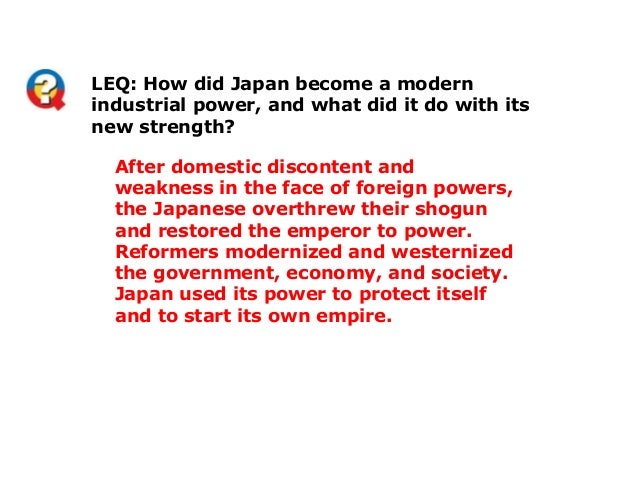 25. 1 japan modernizes