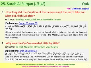 Al Quran (Chapter 25): Surah Al Furqan [The Criterion] | PDF
