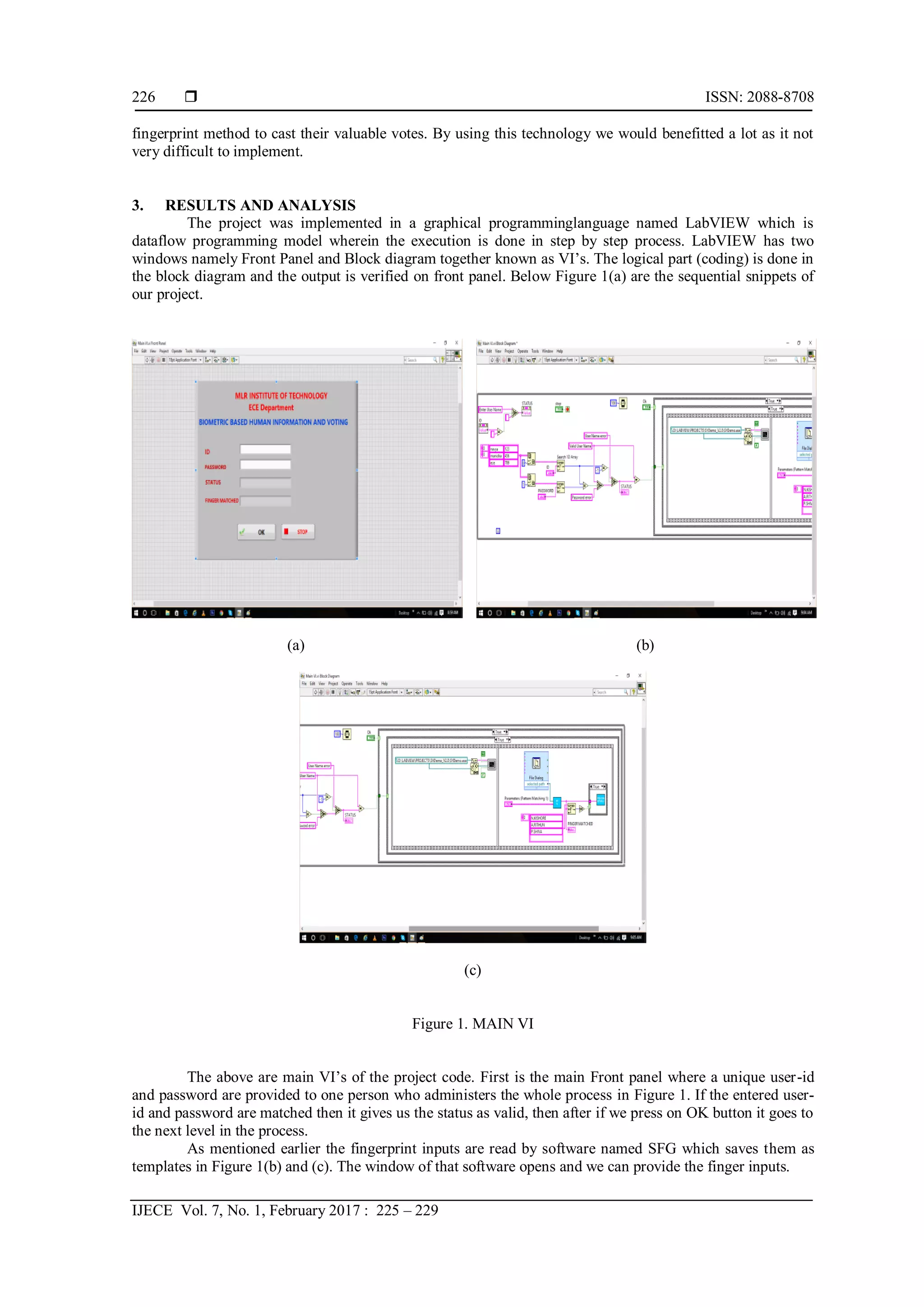 Human Data Acquisition through Biometrics using LabVIEW | PDF