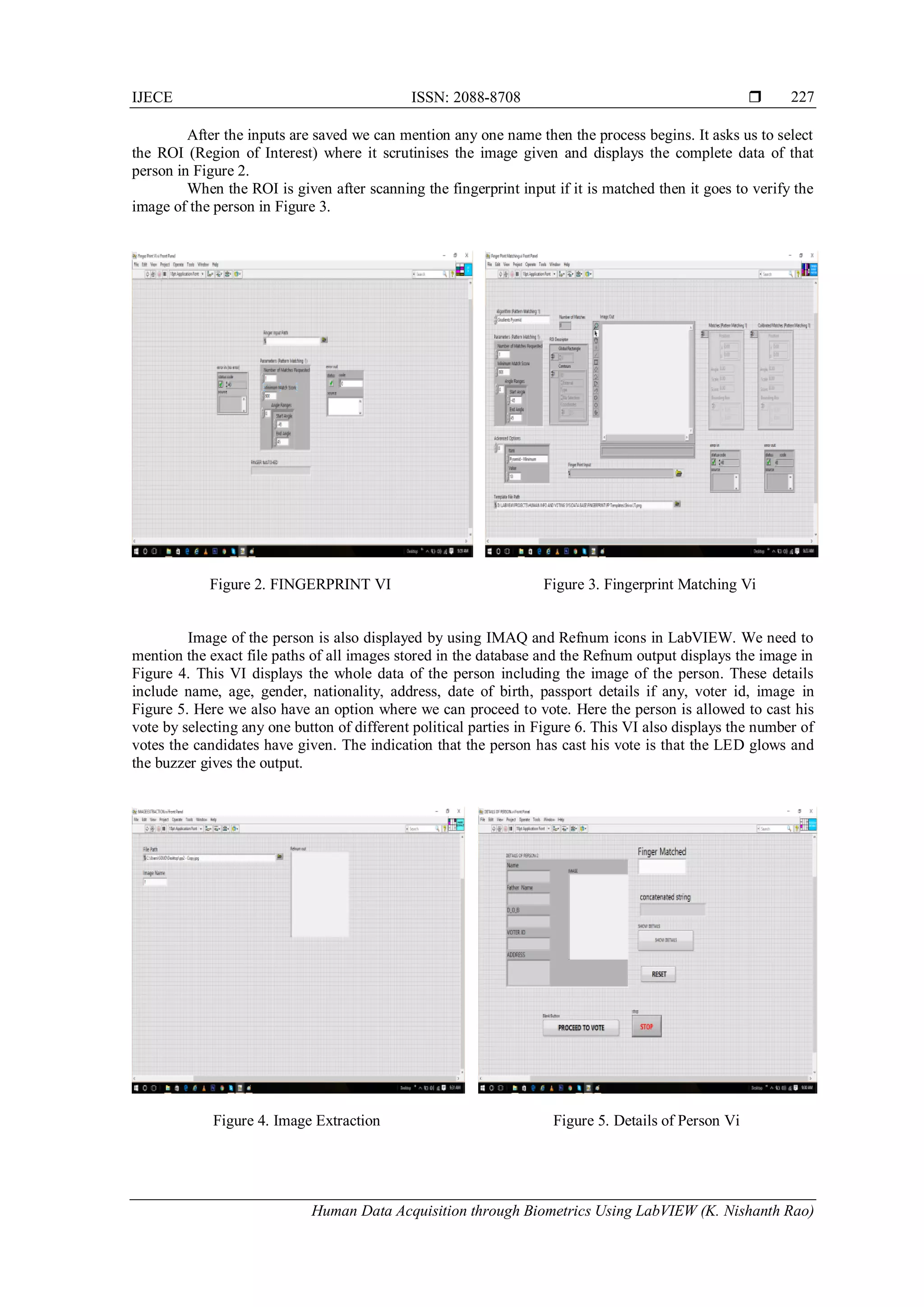 Human Data Acquisition through Biometrics using LabVIEW | PDF
