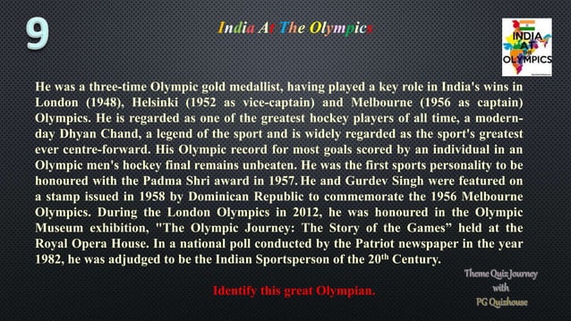 25.4.2021 India at the Olympics-Full Set | PPTX