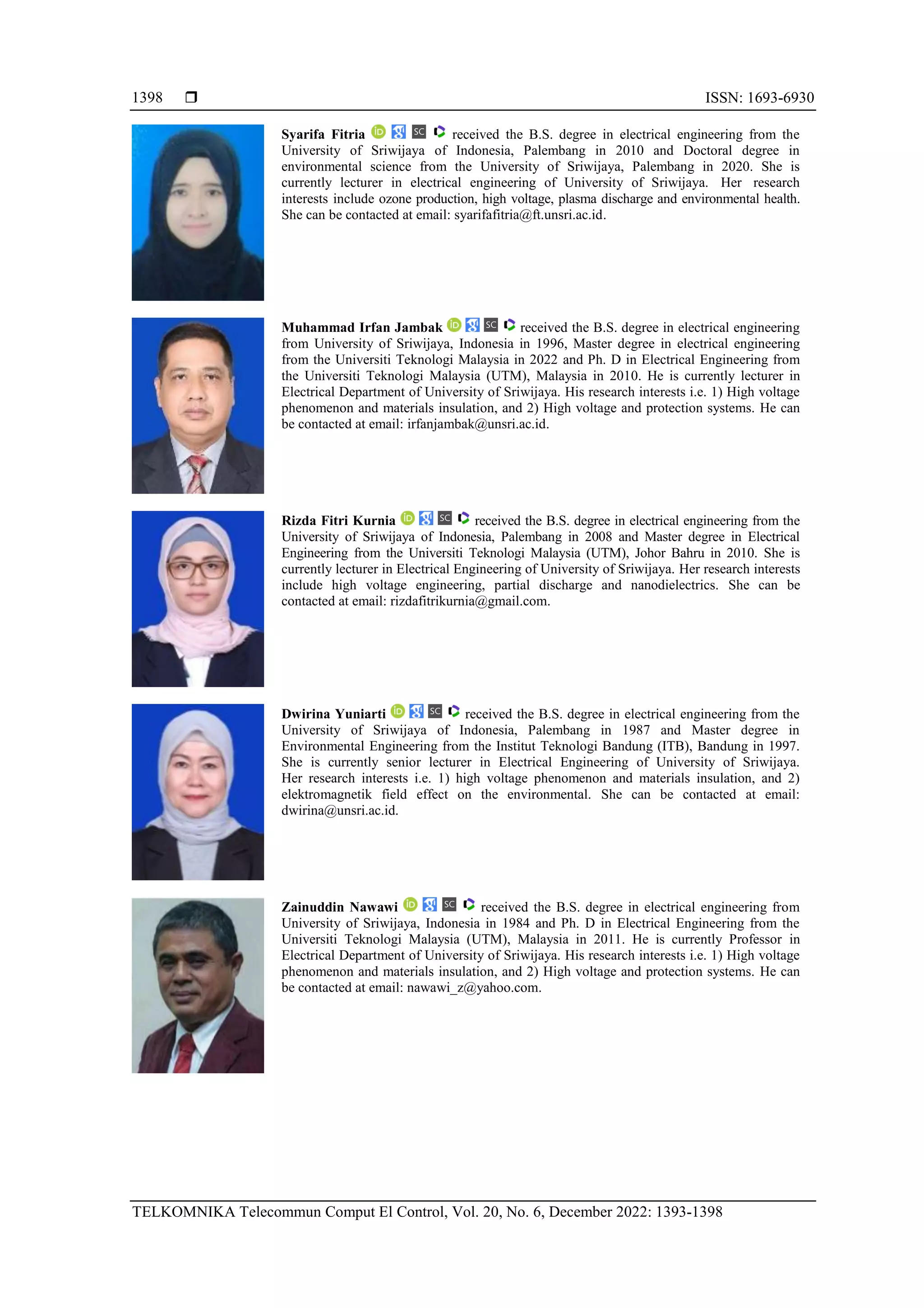 Effect of distance tip gap on screw electrode of ozone generator: simulation and experimental ...