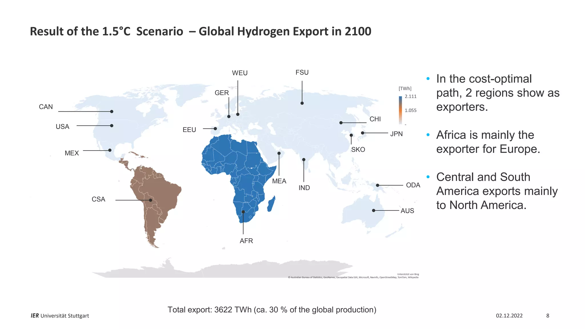 Global Hydrogen and Synfuel exchanges in an emission free energy system ...