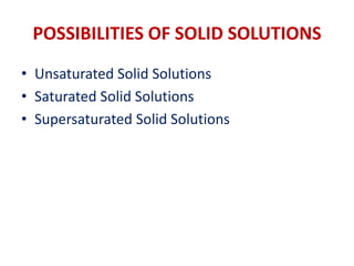 Solid Solution | PPTX