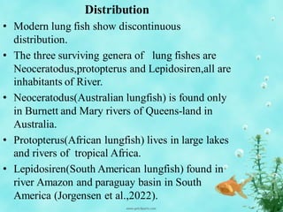 25.Lung fish, evolutionary history and economic importance | PDF