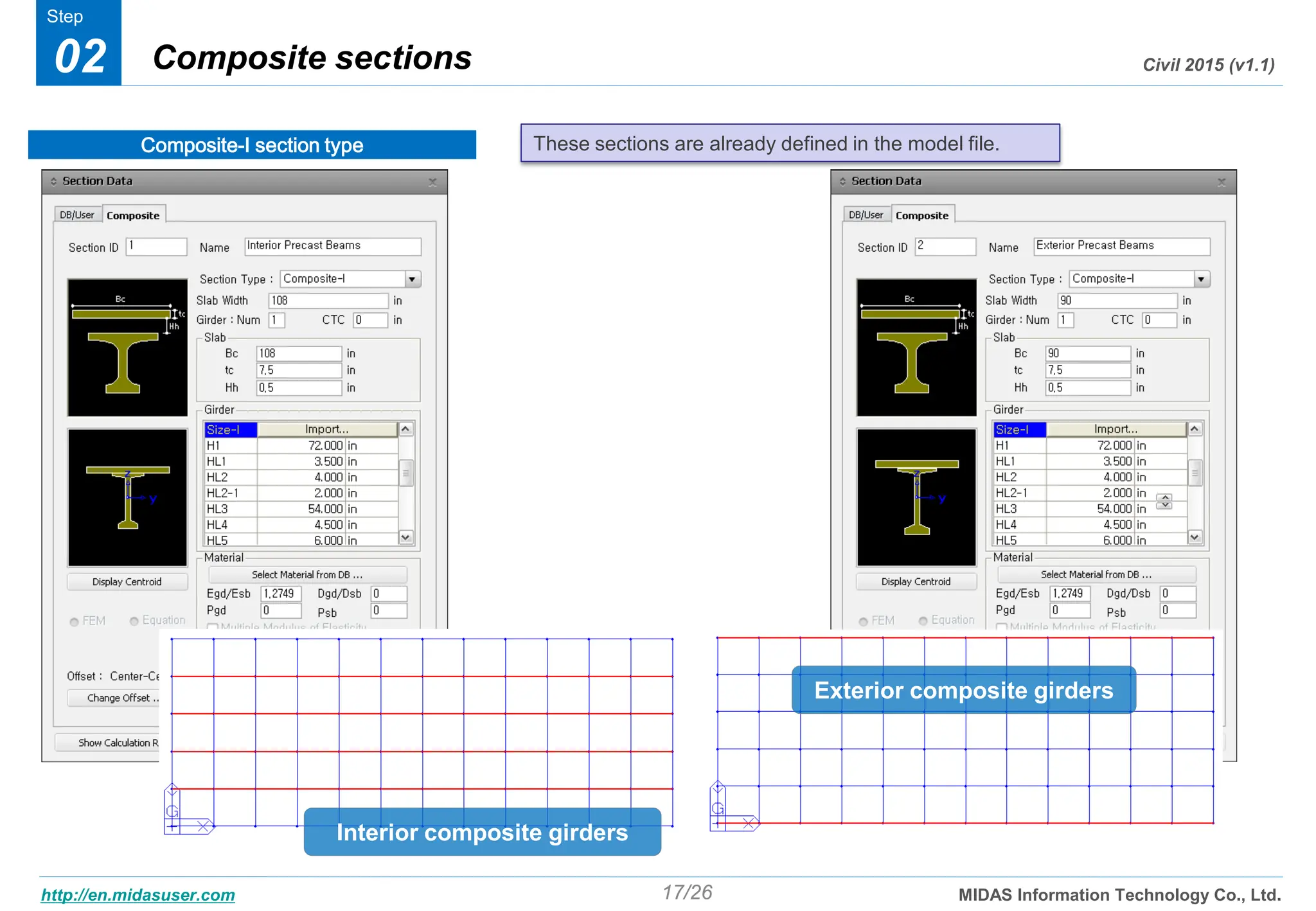 MIDAS CIVIL Tendon template for prestressing | PDF