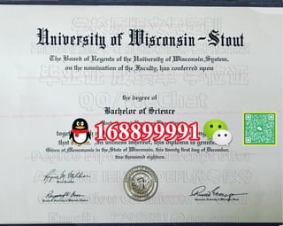 University of Wisconsin-Stout degree offer diploma Transcript | PPT