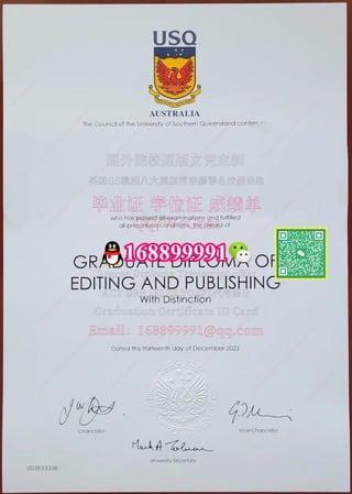 University of Southern Queensland degree offer diploma Transcript | PDF