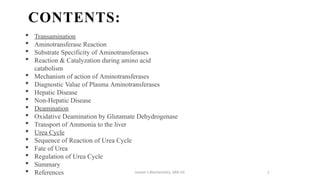 DPT - Biochemistry & Genetics - II (Metabolism of Proteins ...