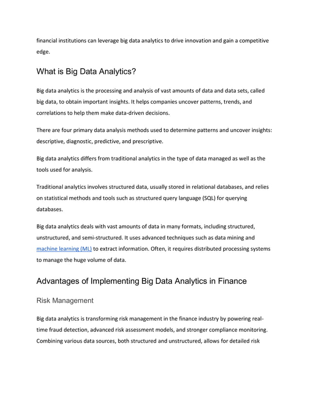 Big Data Analytics_ Advantages and Challenges in the Finance Industry ...