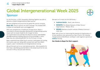 Global Intergenerational Week Impact Report | PDF
