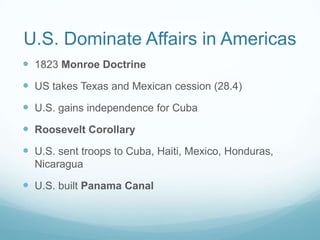 28-3 Powerpoint: US Economic Imperialism in Latin America | PPTX