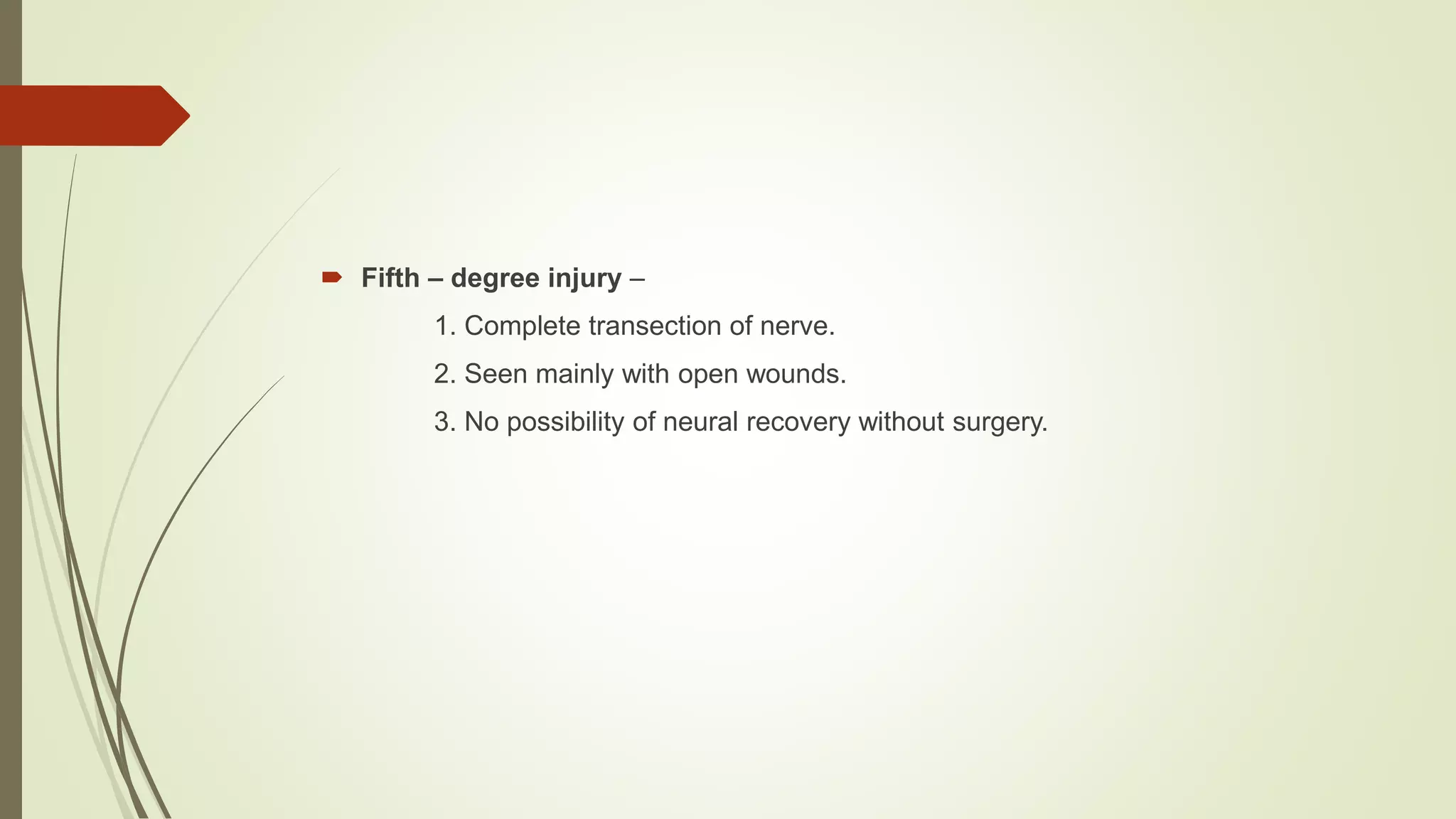 classification and diagnostic methods of peripheral nerve injury | PPTX