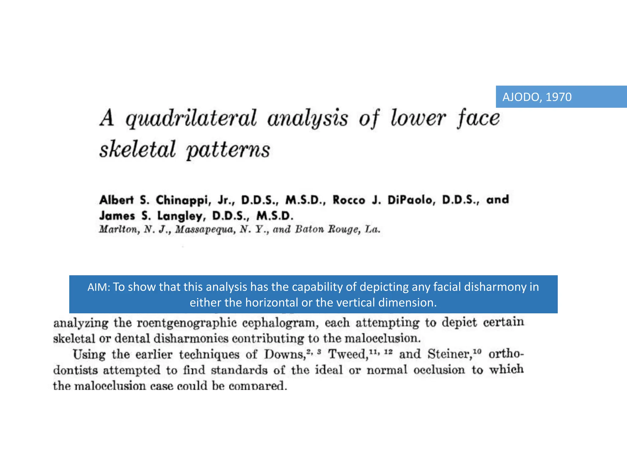 dipaolos analysis point A revisited with articles | PPTX
