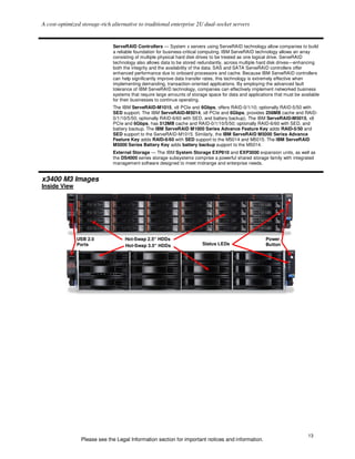 IBM System x3630 M3 Product Guide | PDF | Computer Peripherals | Computing