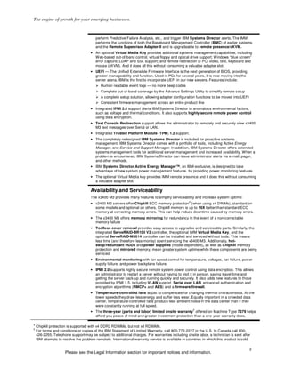 IBM System x3400 M3 Product Guide | PDF