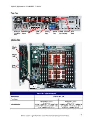 IBM System x3755 M3 Product Guide | PDF | Computer Peripherals | Computing